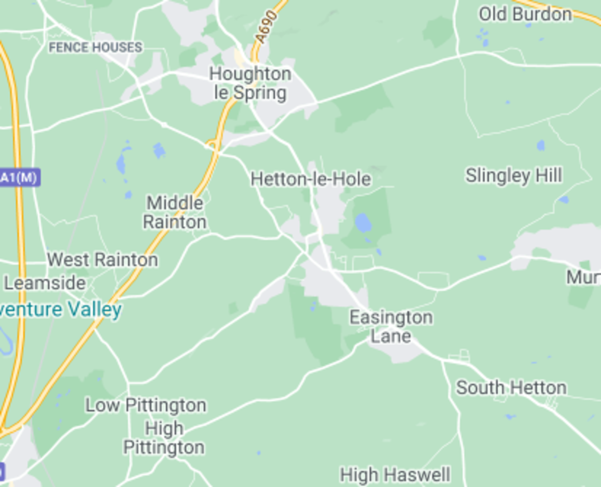 Hetton - Geographical Features